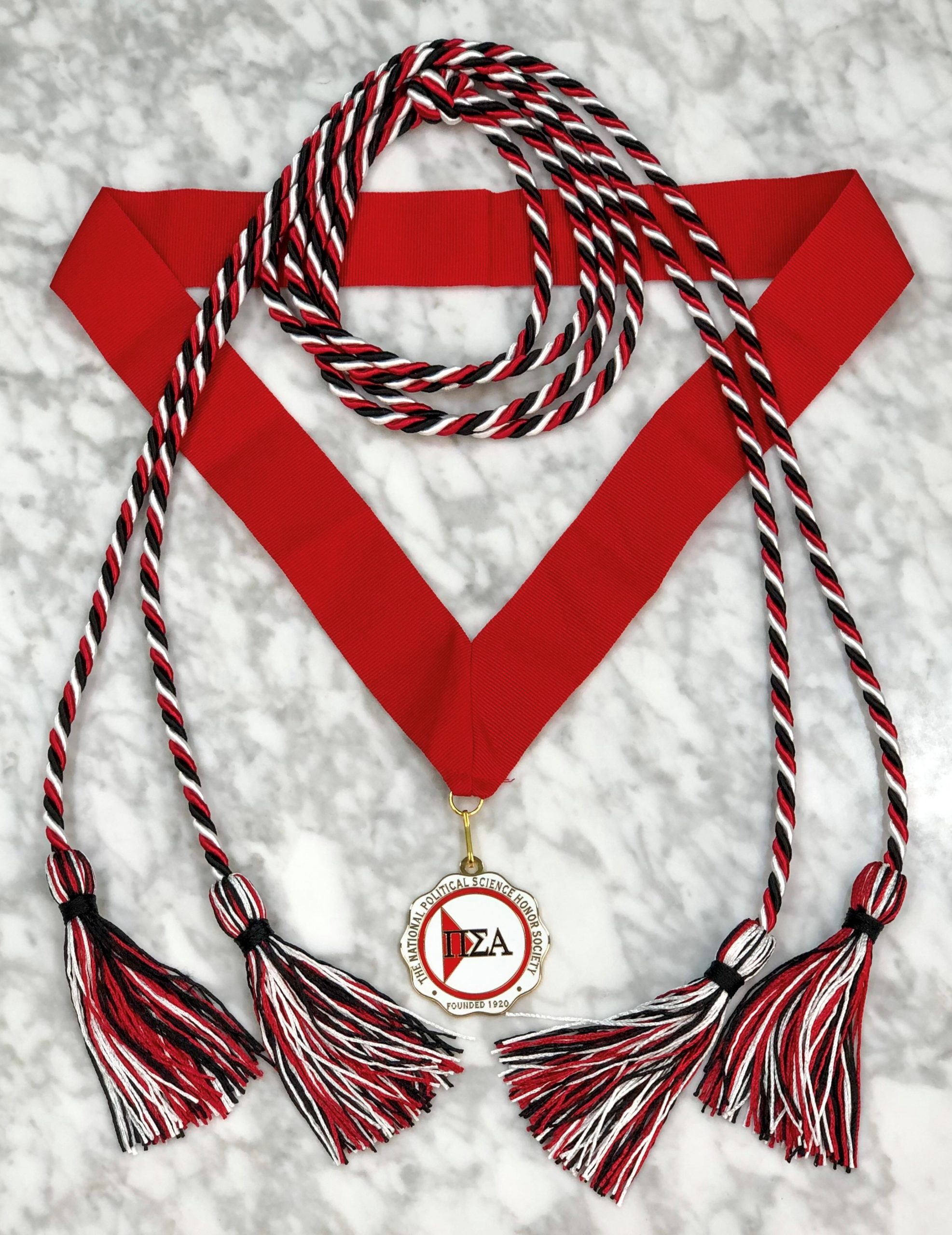 Pi Sigma Alpha Medallion Graduation Cord Combo Printing Plus