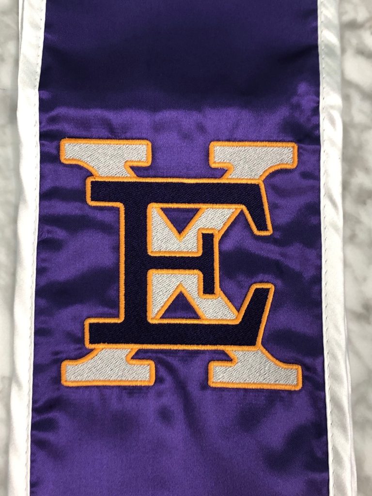 Chi Epsilon Purple/White Stole | Printing Plus
