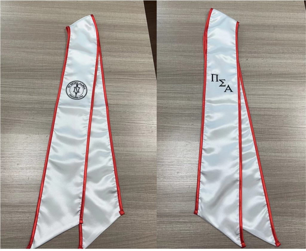Pi Sigma Alpha Graduation Stole | Printing Plus